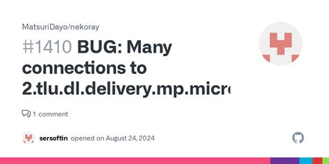 Bug Many Connections To 2tludl · Issue 1410 · Matsuridayonekoray