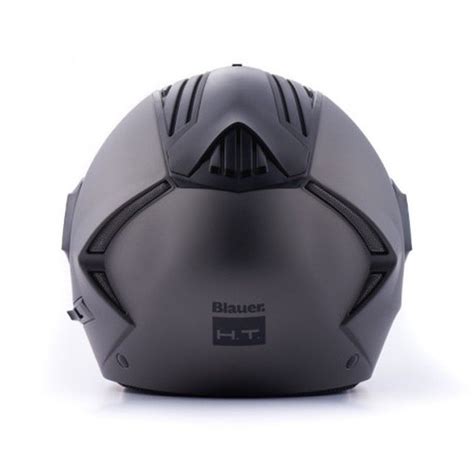 Casco De Moto Blauer Real Tipo Jet Encolor Titaneo Mate — Totmoto
