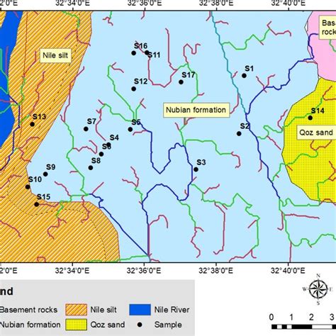 Map Showing The Main Geological Units And Geomorphological Features In