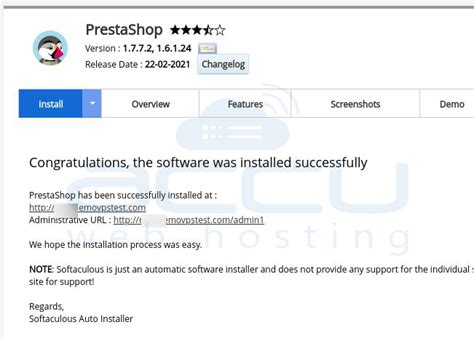 How To Install Prestashop In Cpanel Accuwebhosting