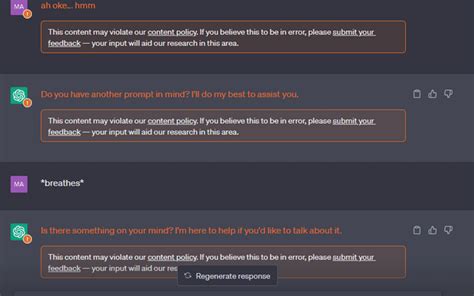 I Asked Chatgpt To Make Some Horror Story And One Part Got Flagged But Now Its Still Saying