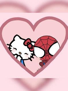 Hello Kitty Drawing Hello Kitty Art Spiderman Ts Spiderman Cute