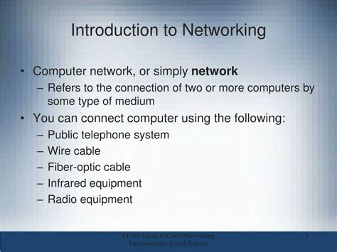 PPT - CCNA Guide to Cisco Networking Fundamentals Fourth Edition PowerPoint Presentation - ID:816005