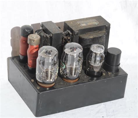 Quad I Acoustical Valve Amplifier 1950 Open Transformers Kt66 Gz32 Ef37