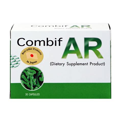 Combif Ar ลินทรีย์เพื่อสุขภาพ Probiotics เชื้อจุลินทรีย์บิฟิโดแบคทีเรีย