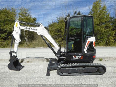 Bobcat E27z Mini Excavator Piccinini Macchine