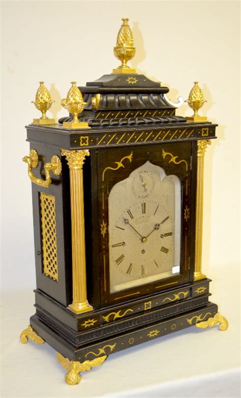 Antique English Lambert Ebonized 8 Bell Bracket Clock Price Guide