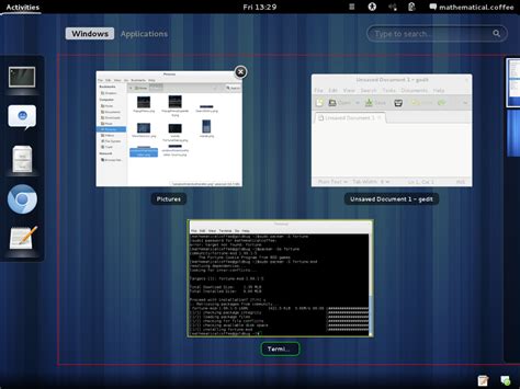 Mathematical Coffee Gnome Shell Javascript Source Documentation Extensions Development
