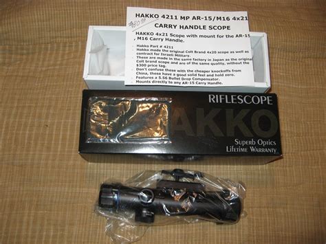 Hakko Colt Style M16 Scope Sold Thanks Ar15 Com