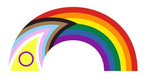 Rainbow Symbol With New Progress Pride Flag Isolated 18794447 Png