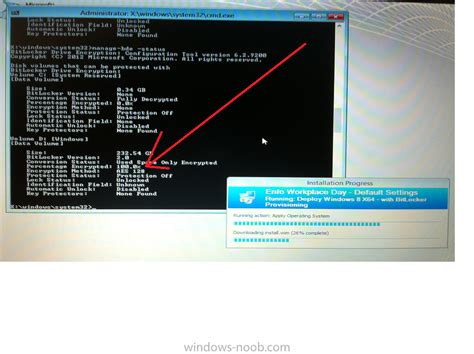 How Can I Pre Provision Bitlocker In Winpe For Windows 8 Deployments Using Configuration Manager