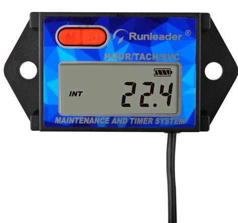 Digital Inductive Tachometer Hour Meter Gasoline E Vicedeal