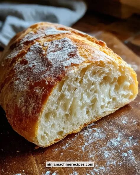 Rustic French Bread Loaf Ninja Machine Recipes