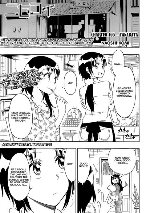 Read Manga Nisekoi Chapter 105