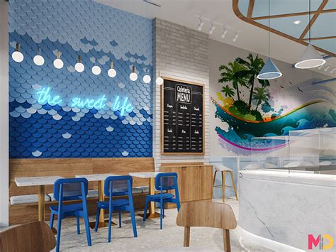 Ice Cream Shop Design Dessert Shop Design