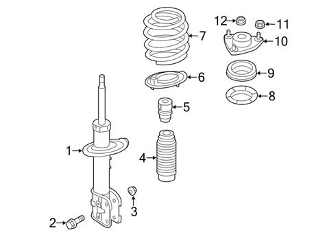 546514z001 Hyundai Suspension Strut Front Wholesale Hyundai Parts
