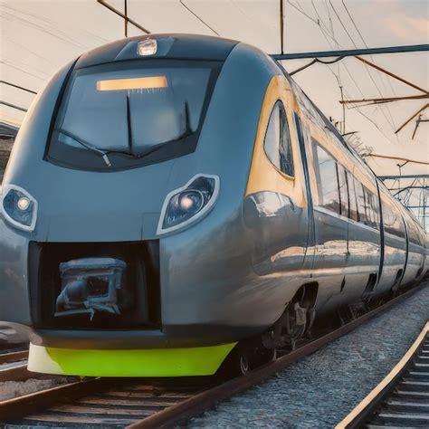 Premium Photo 3d Render Of A Modern Train 3d Render Of A Modern Train