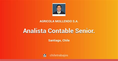 Analista Contable Senior Santiago Chiletrabajos