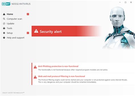 Web And Mail Protocol Filtering Is Non Functional Eset Nod32 Antivirus Eset Security Forum