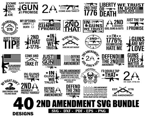 2nd Amendment Tattered Flag Svg Bundle Patriotic Gun Rights And Military Shirt Svg Veterans Day