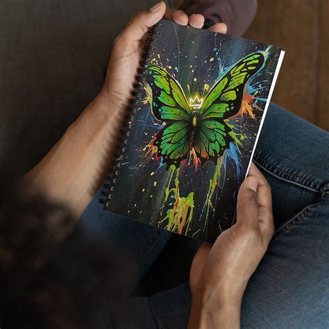 Queen Butterfly Spiral Notebook Andrew Phillips 91