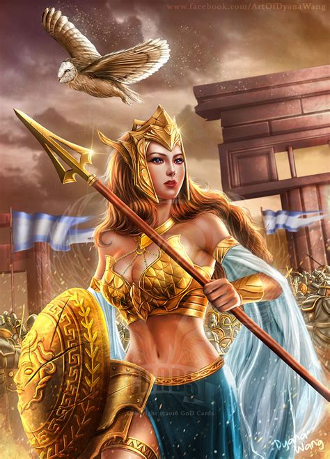 Artstation Athena The Goddess Of Wisdom And War
