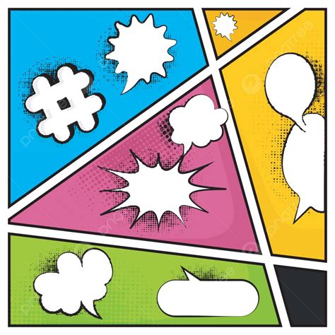 Comic Speech Bubbles Comic Bubble Balloon Comic Vector Comic Bubble