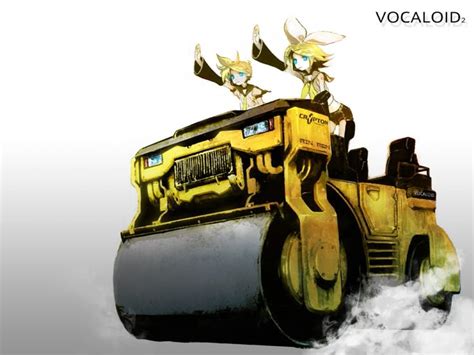 Rin And Lens Road Roller Vocaloid Vocaloid Characters Hatsune Miku