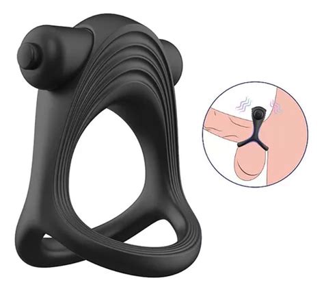 Anel Peniano Duplo Com Vibrador Prolongador Ereção Mercadolivre