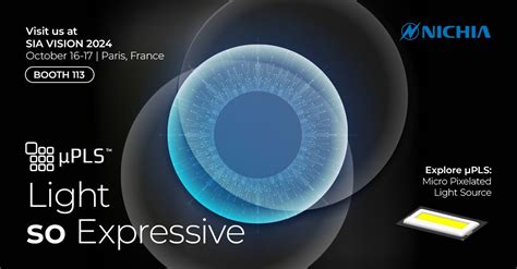 Nichia Corporation on LinkedIn: Join Nichia at SIA Vision 2024 in Paris ...