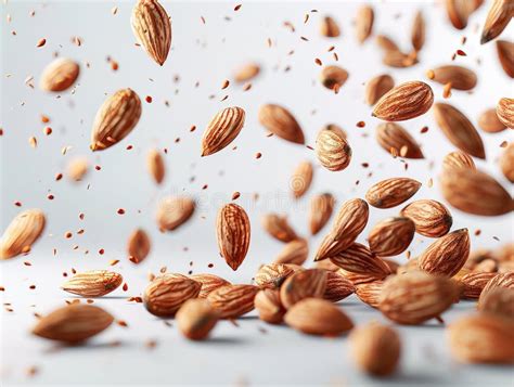 Photography Of Almonds Falling From The Sky Hyperpop Colour Scheme