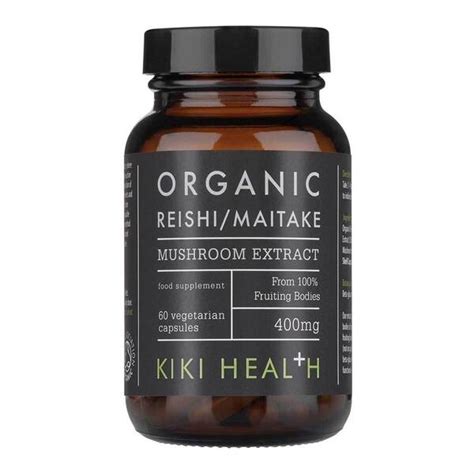 Kiki Health Reishi And Maitake Mushroom Extract 60 Kapslar