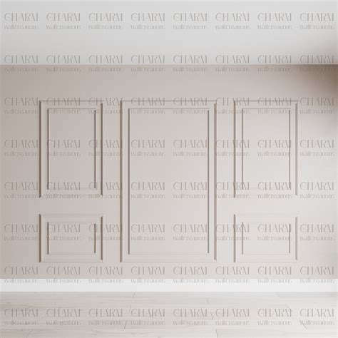 Wall Molding Kit Wall Molding Assembly Ready Package Etsy