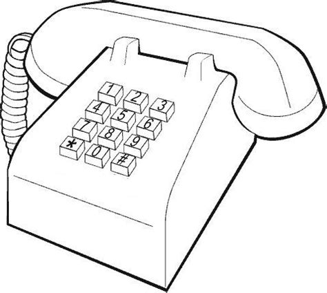 Colorear Dibujos De Telefonos