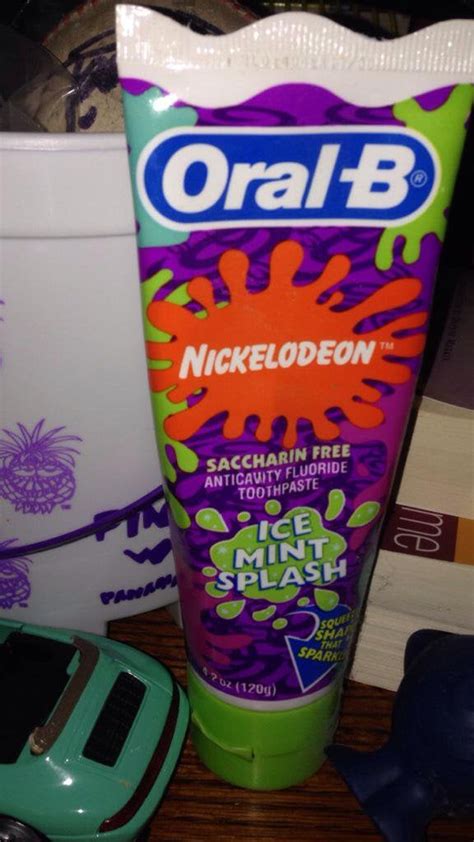 Nickelodeon Slime Toothpaste I Can Taste The Chalky Mint Green Paste Just By Looking At It