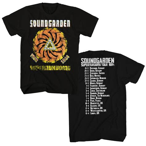 Soundgarden T Shirt Superunknown Tour Soundgarden Shirt Reissue