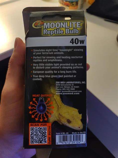 Is a bulb like this ok to use for a few hours a night in a leopard gecko enclosure? : r ...