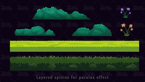 Grass Plain Vector Background Thegameassetsmine