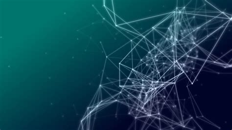 Abstract Data Communication Network System Premium Stock Video Footage