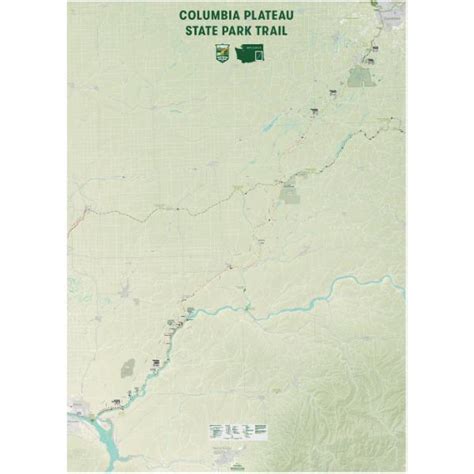 Columbia Plateau State Park Trail Map Washington By Washington State