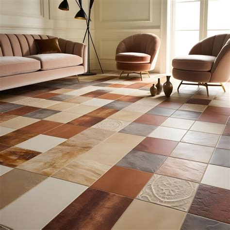 Stylish Ceramic Floor Tile Colors For Living Room Design Premium Ai