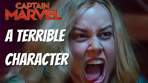 Captain Marvel Is A Terrible Character Captainmarvel Brielarson Caroldanvers Youtube