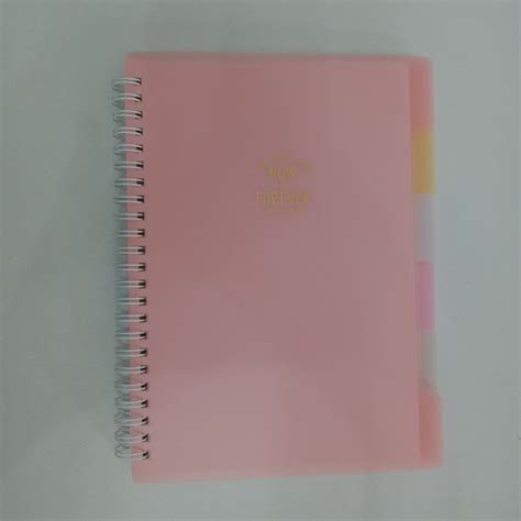 Daiso Japan A5 Spiral Notebook With Index Divider On Carousell