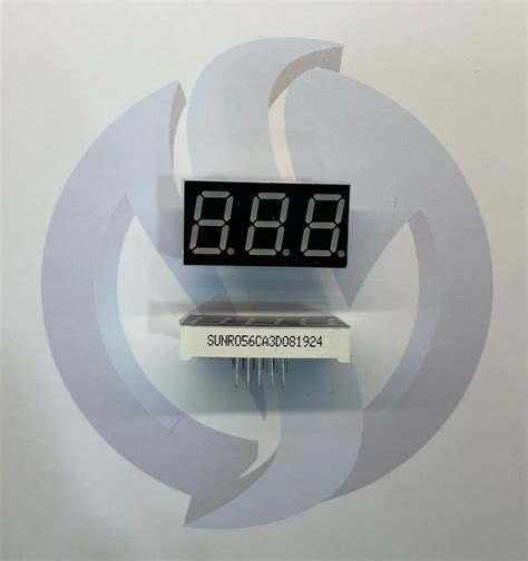Acrylic Seven Segment Led Display Three Digit Shape Rectangle Pixel