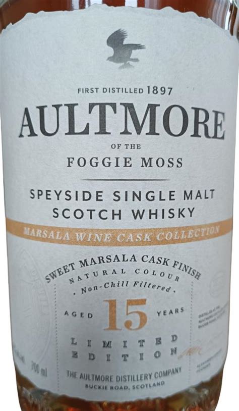 Aultmore 15 Year Old Ratings And Reviews Whiskybase