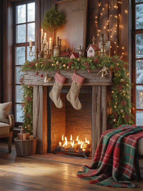 Christmas Fireplace Decor Ideas To Create A Warm Holiday Glow