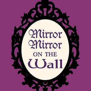 Once Upon A Time Mirror Mirror On The Wall Sticker For Sale By