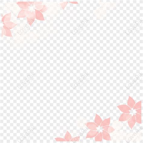 Cute Pink Japanese Cherry Blossom Borderclassical Bordercute Borders
