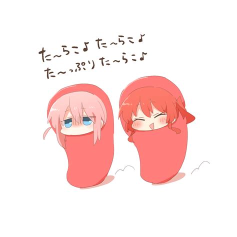 Gotoh Hitori And Kita Ikuyo Bocchi The Rock Drawn By Rebecca