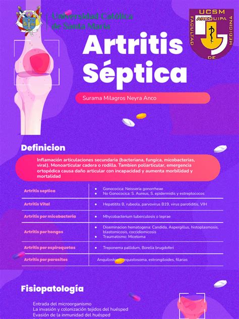 Artritis Septica Pdf Sistema Inmune Artritis